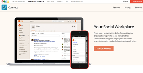 Zoho Connect Reviews: Pricing & Software Features 2024 - Financesonline.com