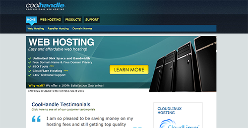 CoolHandle Reviews: Is CoolHandle A Good Hosting? Ratings & Discounts