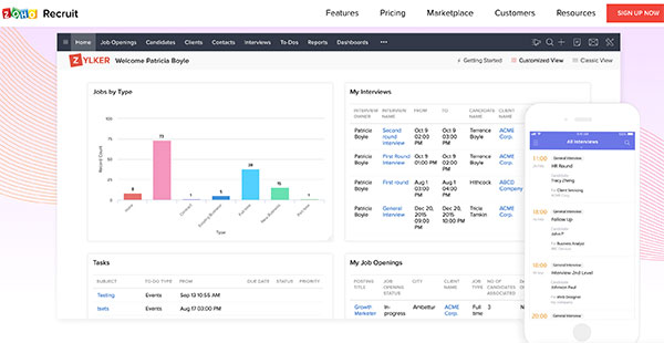 Zoho Recruit Reviews: Pricing & Software Features 2024 - Financesonline.com