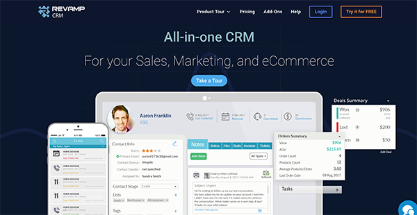 RevampCRM Reviews: Pricing & Software Features 2024 - Financesonline.com