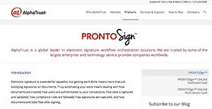 PRONTOSign Reviews: Pricing & Software Features 2024 - Financesonline.com