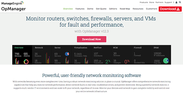 ManageEngine OpManager Reviews: Overview, Pricing and Features