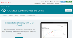 Oracle CPQ Cloud Reviews: Pricing & Software Features 2024 ...