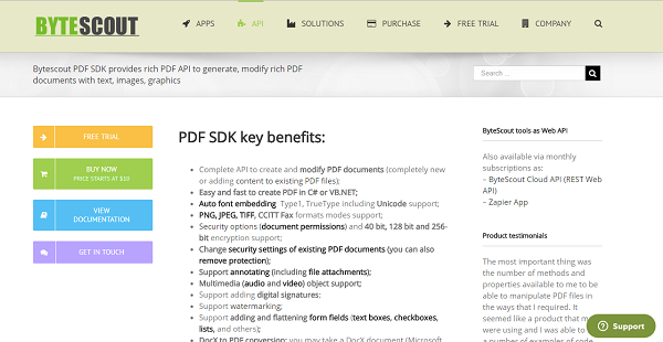 ByteScout PDF SDK Reviews: Pricing & Software Features 2024 ...