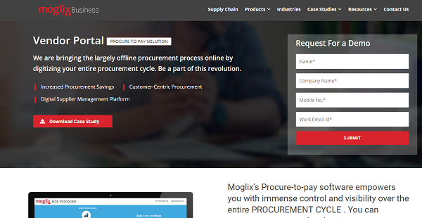 Moglix Vendor Portal Reviews: Pricing & Software Features 2024 ...