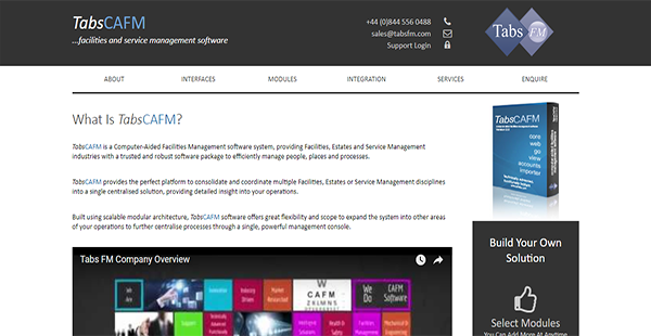 TabsCAFM Reviews: Pricing & Software Features 2024 - Financesonline.com