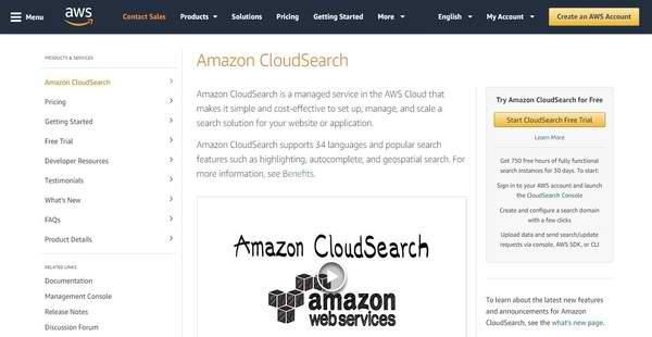 Amazon CloudSearch Reviews: Pricing & Software Features 2024 - Financesonline.com