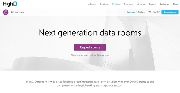 HighQ Dataroom Reviews: Pricing & Software Features 2024 ...