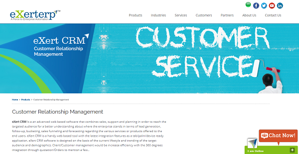 eXert CRM Reviews: Pricing & Software Features 2024 - Financesonline.com