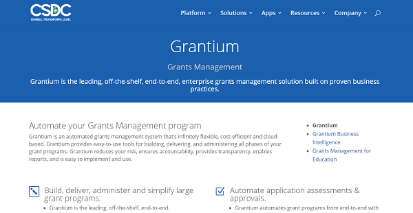 Grantium Reviews: Pricing & Software Features 2024 - Financesonline.com