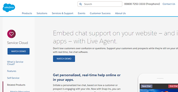 Salesforce Live Agent Reviews: Pricing & Software Features 2024 ...