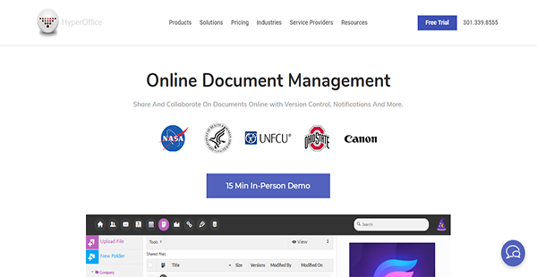HyperOffice Document Management Reviews: Pricing & Software Features ...