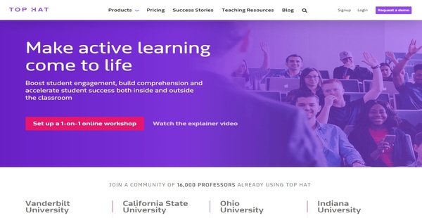 Top Hat Reviews: Pricing & Software Features 2024 - Financesonline.com