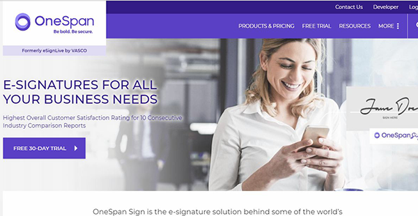 OneSpan Reviews: Pricing & Software Features 2024 - Financesonline.com