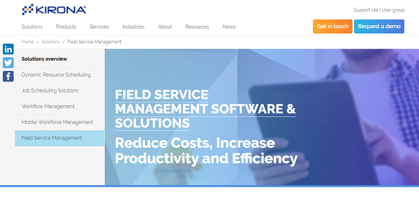 Kirona Field Service Management Reviews: Pricing & Software Features ...