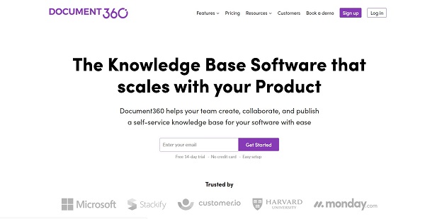 Document360 Reviews: Pricing & Software Features 2024 - Financesonline.com