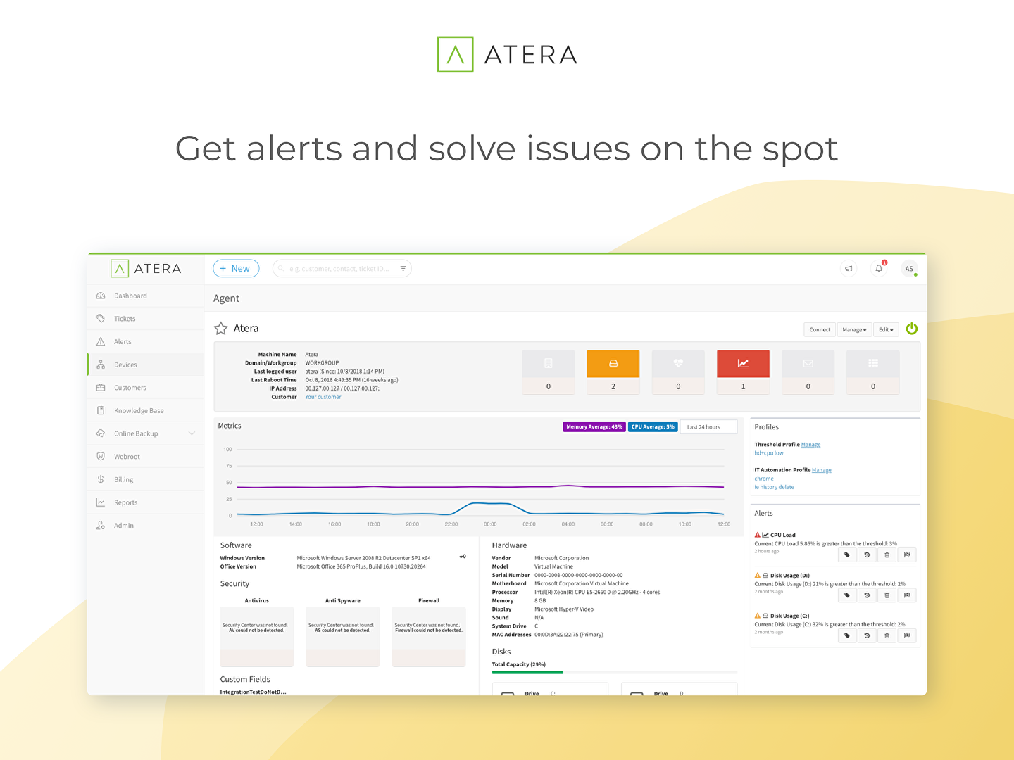 Atera Reviews: Pricing & Software Features 2022 - Financesonline.com