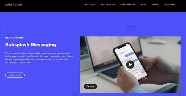 Subsplash Reviews: Pricing & Software Features 2024 - Financesonline.com
