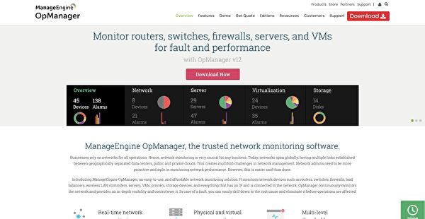 ManageEngine OpManager Reviews: Pricing & Software Features 2024 ...