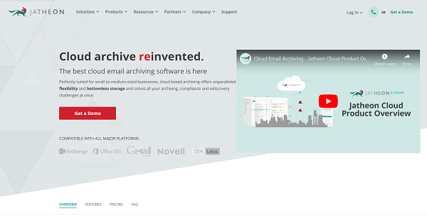 Jatheon Cloud Reviews: Pricing & Software Features 2024 ...