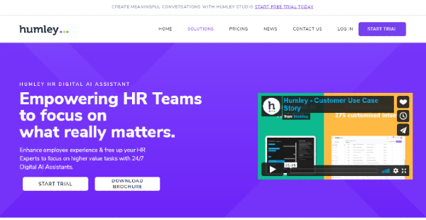 Humley Reviews: Pricing & Software Features 2024 - Financesonline.com