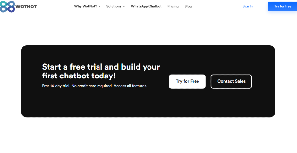 WotNot Reviews: Pricing & Software Features 2024 - Financesonline.com