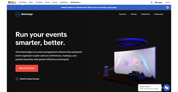 Zoho Backstage Reviews: Pricing & Software Features 2024 - Financesonline.com