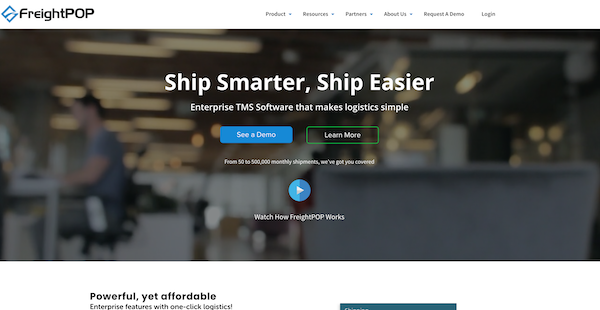 FreightPOP Reviews: Pricing & Software Features 2024 - Financesonline.com