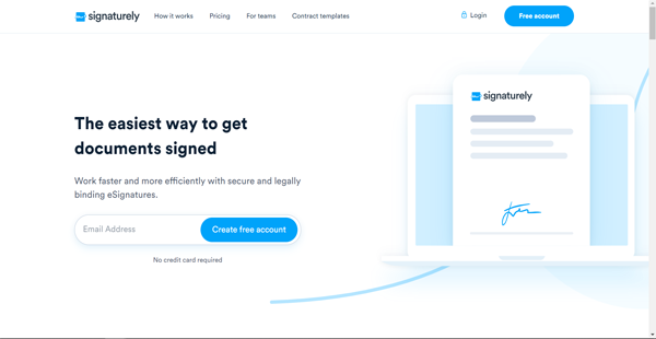 Signaturely Reviews: Pricing & Software Features 2024 - Financesonline.com