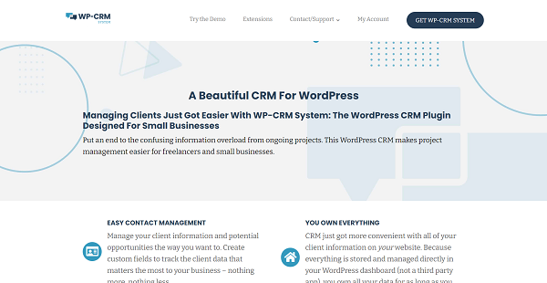 WP-CRM System Reviews: Pricing & Software Features 2024 - Financesonline.com