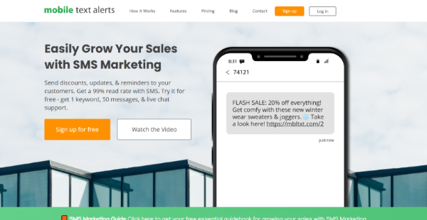Mobile Text Alerts Reviews: Pricing & Software Features 2024 ...