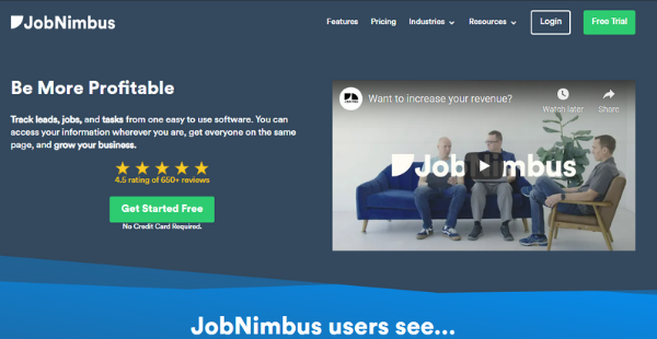 JobNimbus Reviews: Pricing & Software Features 2024 - Financesonline.com