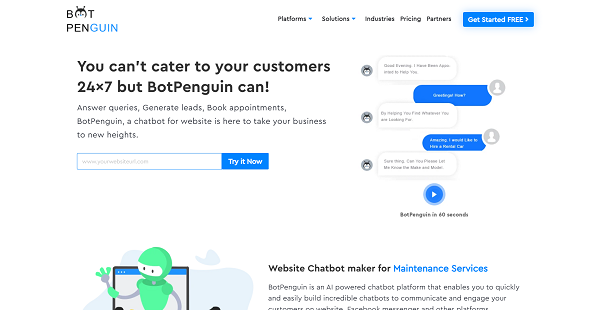 BotPenguin Reviews: Pricing & Software Features 2024 - Financesonline.com