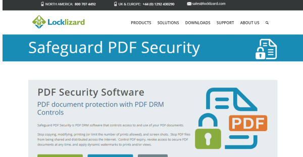 Locklizard Safeguard PDF Security Reviews: Pricing & Software Features ...
