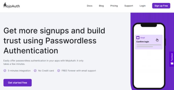 MojoAuth Reviews: Pricing & Software Features 2024 - Financesonline.com