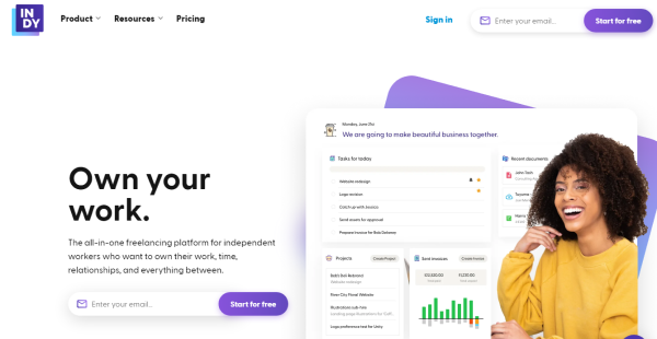 Indy Reviews: Pricing & Software Features 2024 - Financesonline.com