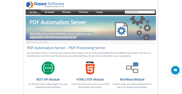 Qoppa Pdf Automation Server Reviews Pricing And Software Features 2024