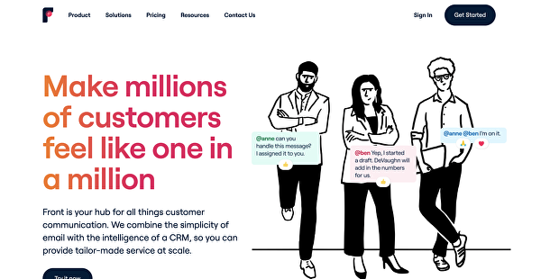 Front Reviews: Pricing & Software Features 2024 - Financesonline.com