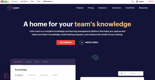 Zoho Learn Reviews: Pricing & Software Features 2024 - Financesonline.com