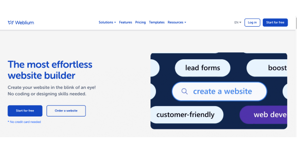 Weblium Reviews: Pricing & Software Features 2024 - Financesonline.com