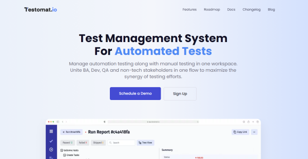 Testomat.io Reviews: Pricing & Software Features 2024 - Financesonline.com