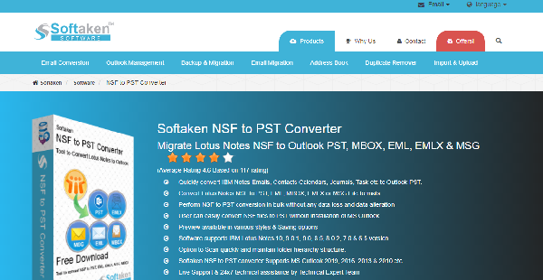 Softaken NSF to PST Converter Reviews: Pricing & Software Features 2024 - Financesonline.com