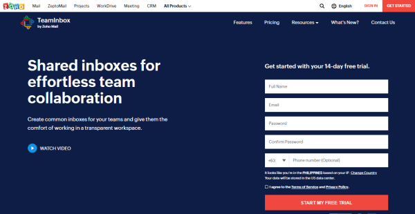 Zoho TeamInbox Reviews: Pricing & Software Features 2024 ...