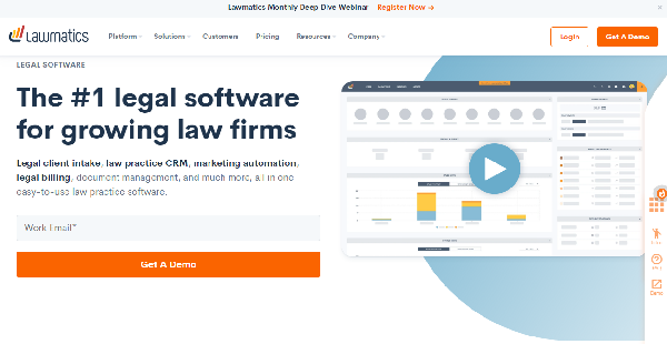Lawmatics Reviews: Pricing & Software Features 2024 - Financesonline.com