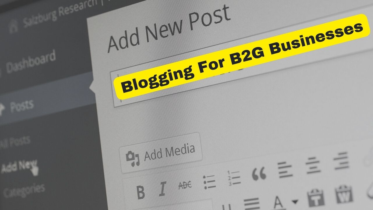 Do B2G Businesses Need Blogging For Marketing Purposes - Financesonline.com