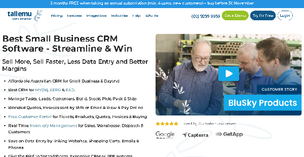 Tall Emu CRM Reviews: Pricing & Software Features 2024 - Financesonline.com