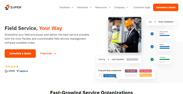 Zuper Reviews: Pricing & Software Features 2024 - Financesonline.com