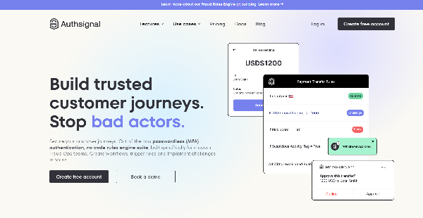 Authsignal Reviews: Pricing & Software Features 2024 - Financesonline.com