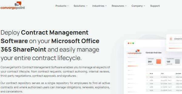 ConvergePoint Contract Management Reviews: Pricing & Software Features ...