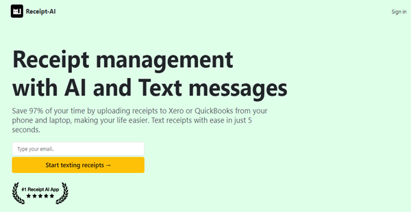 Receipt-AI Reviews: Pricing & Software Features 2024 - Financesonline.com